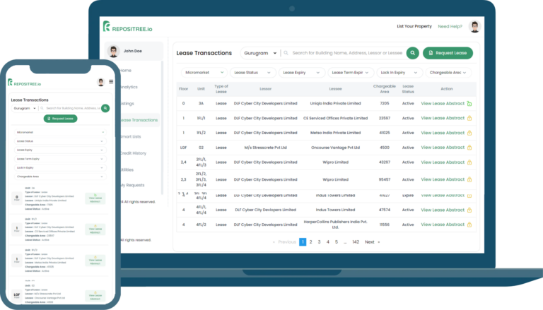 Commercial Real Estate Lease Management Software - Repositree.io